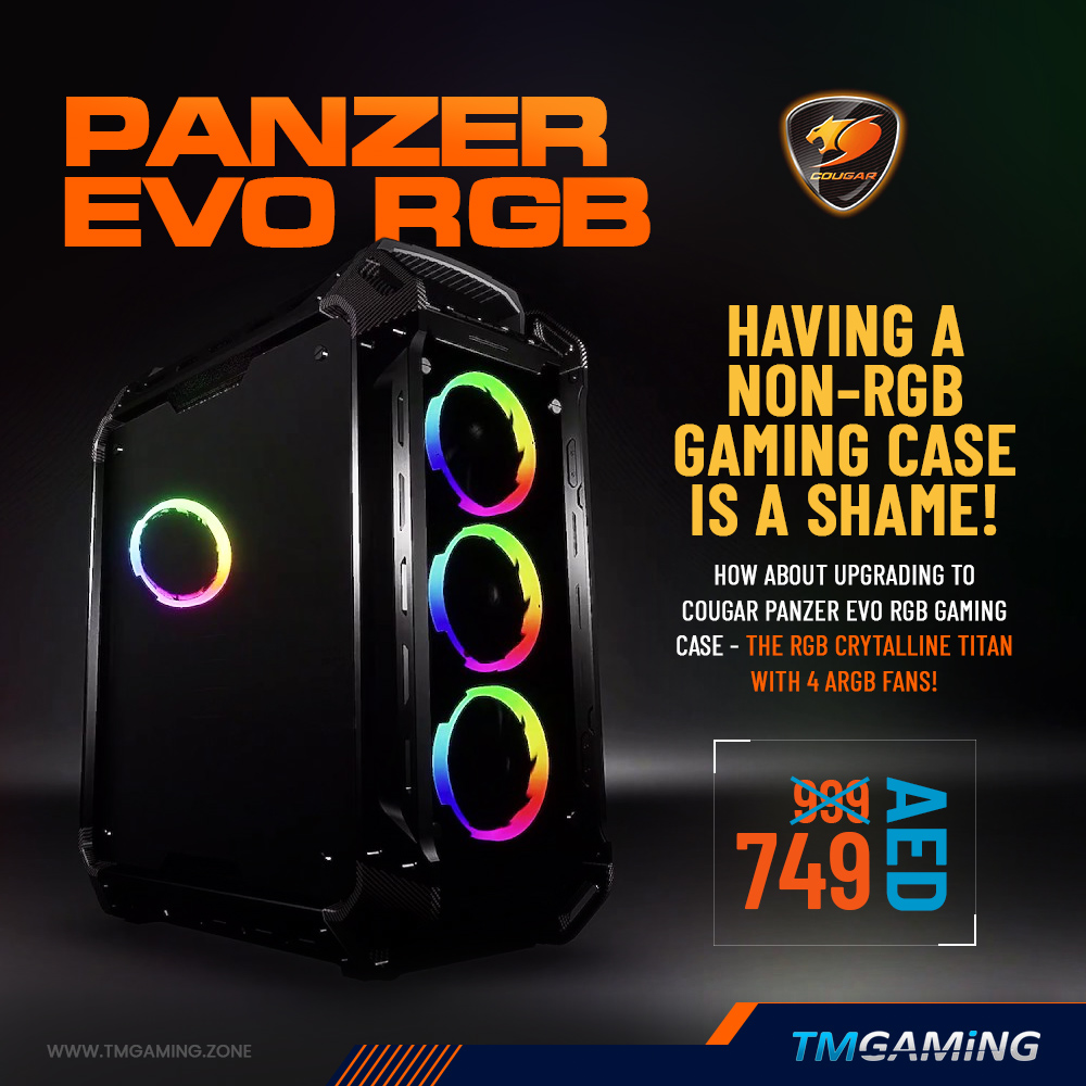 PANZER EVO RGB The RGB Crystalline Titan COUGAR, 58% OFF