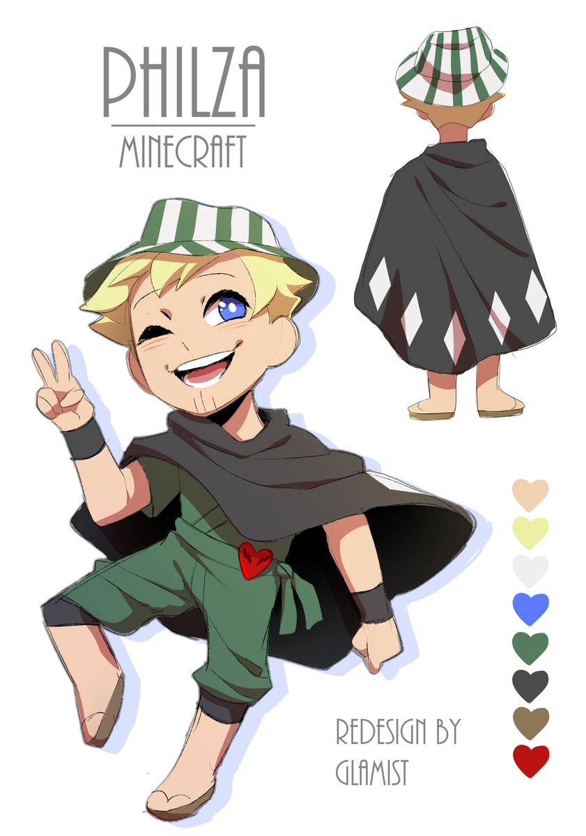 Ph1LzA redesign! I tried to stray him a」|Glamist★のイラスト