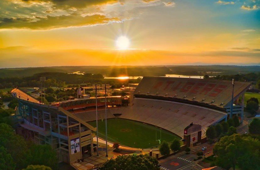 Clemson Sunset Wallpaper