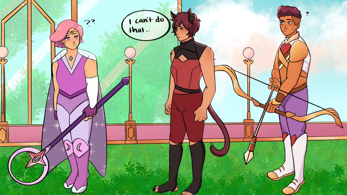 「How does she keep escaping??? ? #spop #shera #catradora 」Meonkee Tran ...