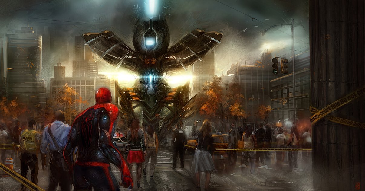 Ultimate Spider Man Game Concept Art