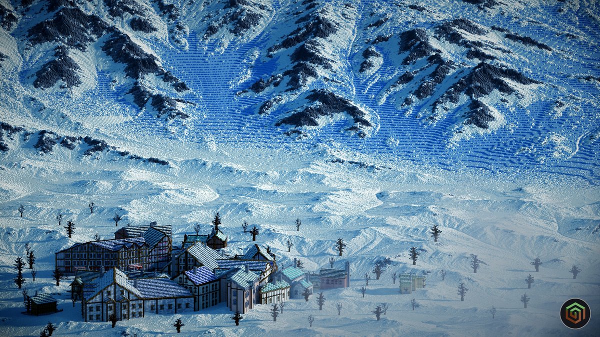 Minecraft Winter Village