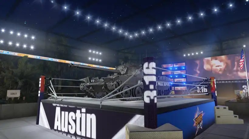 Here is the new WWE themed garage 👀😂 : r/WorldofTanksConsole