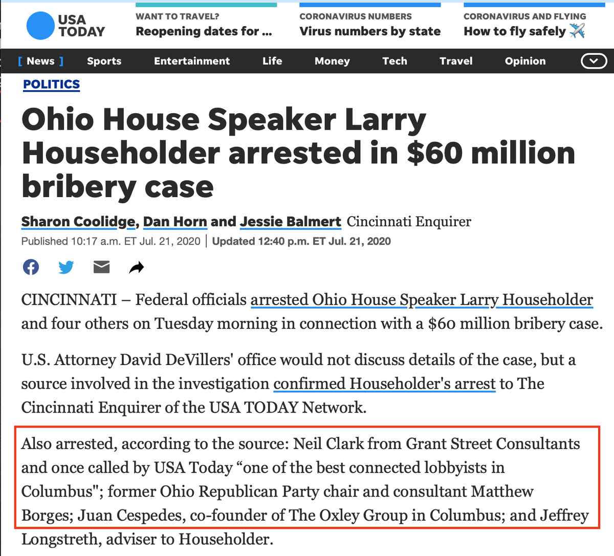 Will Chamberlain: Matt Borges - the former chair of the Ohio Republican ...