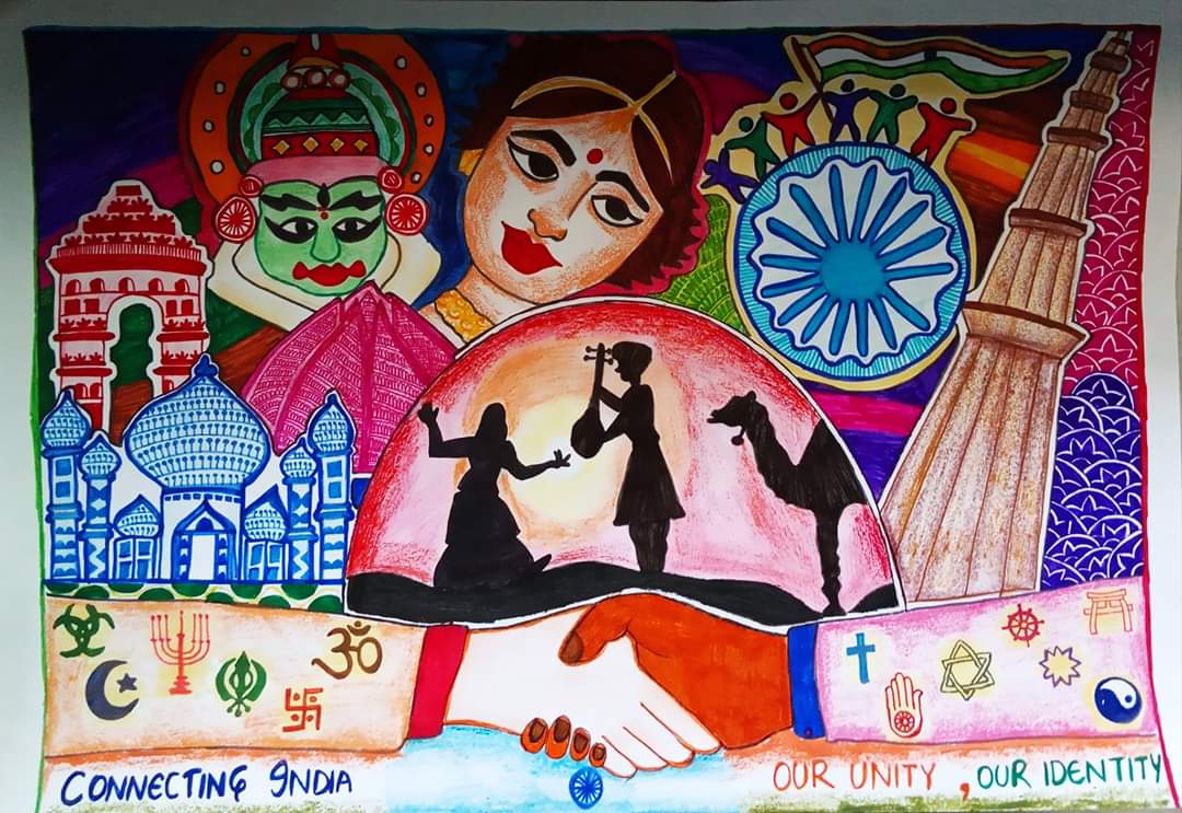 Indian Unity Painting