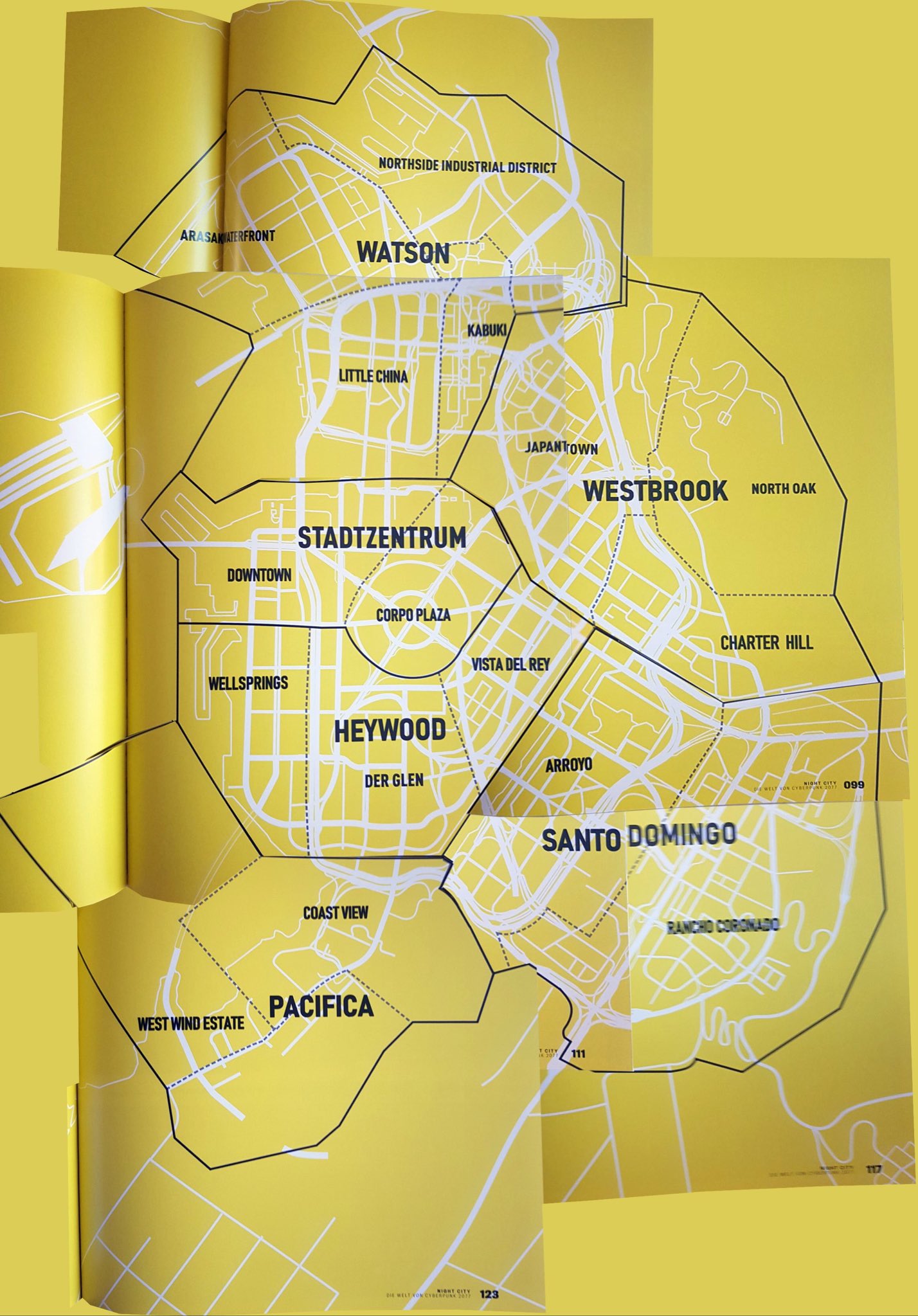 Night City Map J Gray On X: "The Night City (2077) Map From The