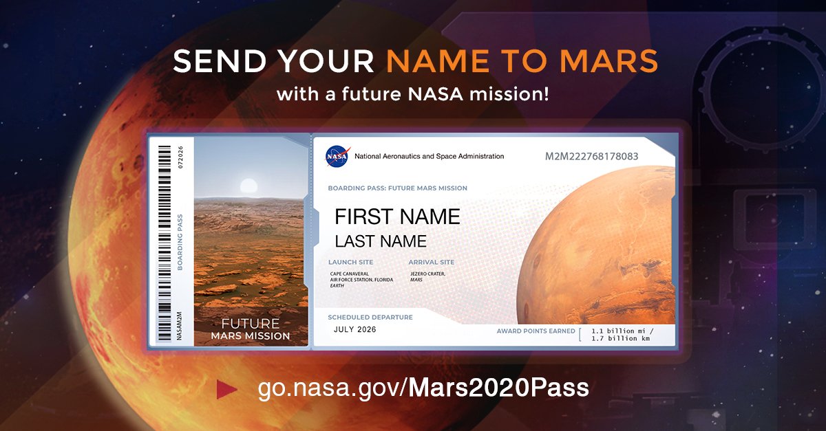 Names Of Missions To Mars