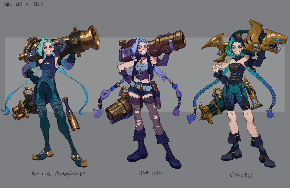 Dark waters Jinx concept by Ian Su : r/leagueofjinx