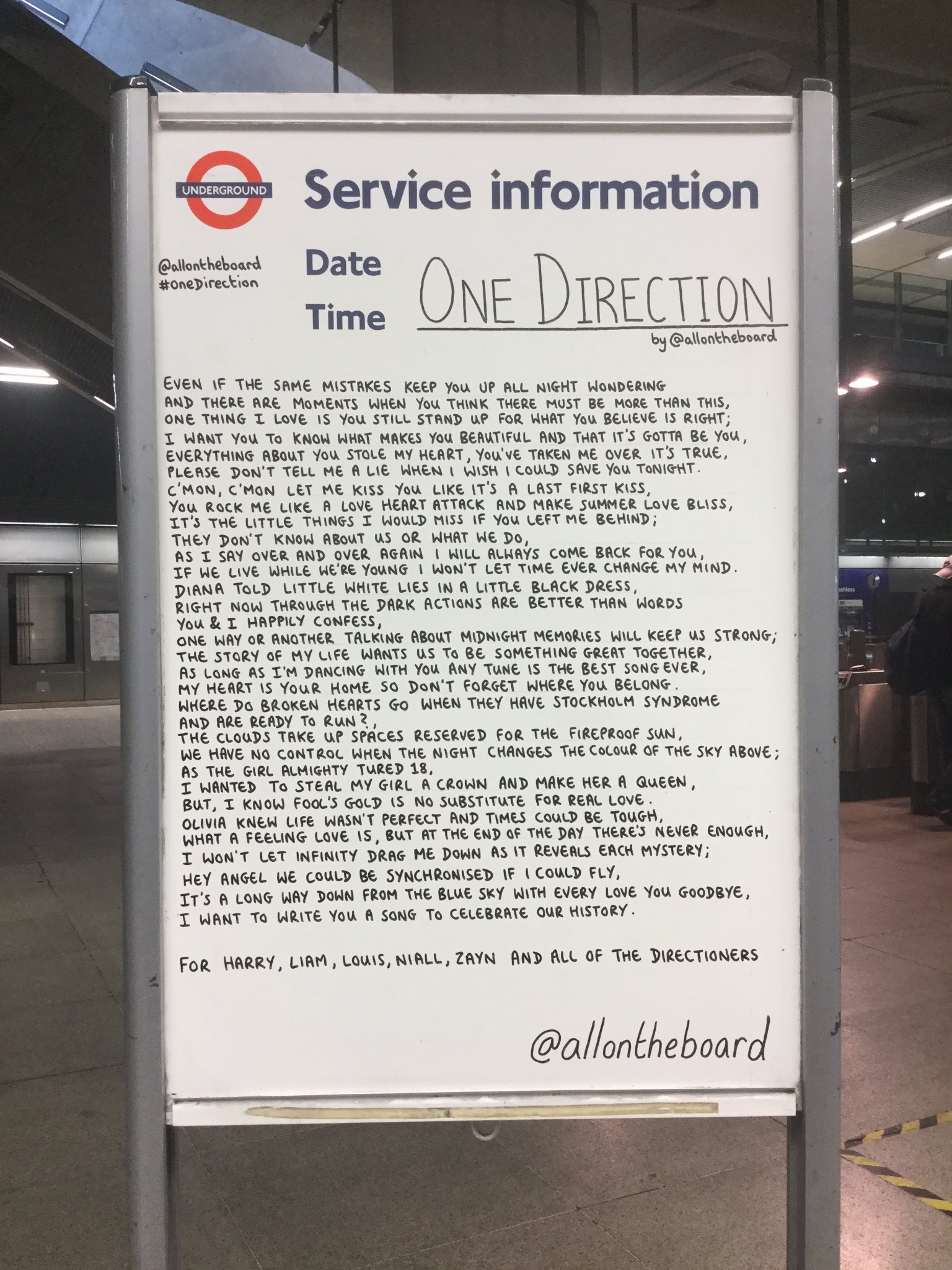 Directioner Infinity Sign