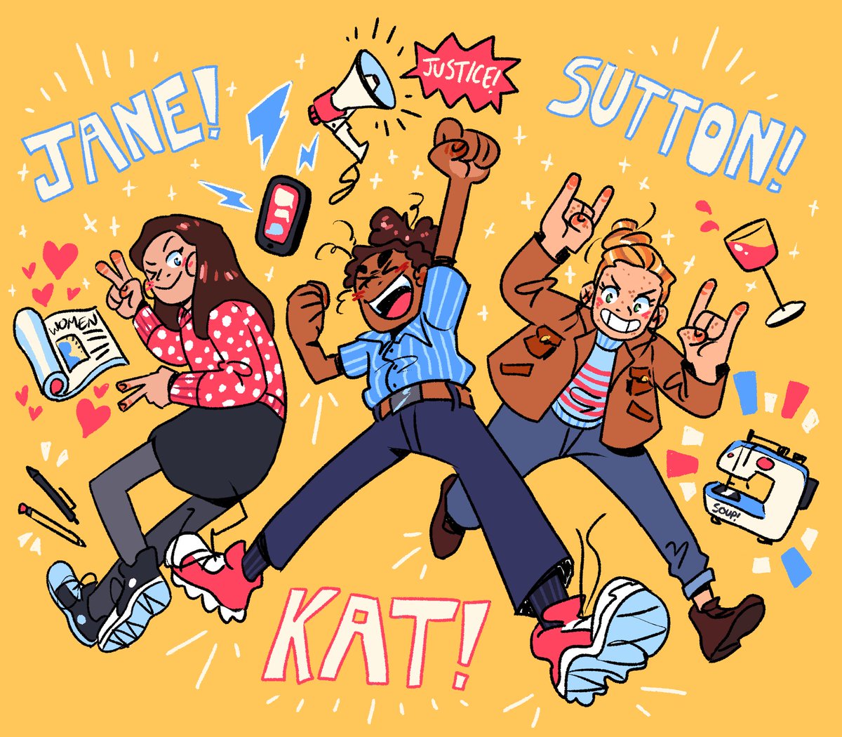 「wntd to draw smth funky fresh for my bes」|SOUP has a BOOK OUT FOR ...