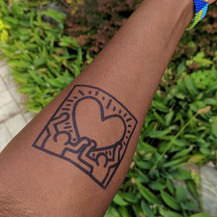 Top 103 + Keith haring heart tattoo - Spcminer.com