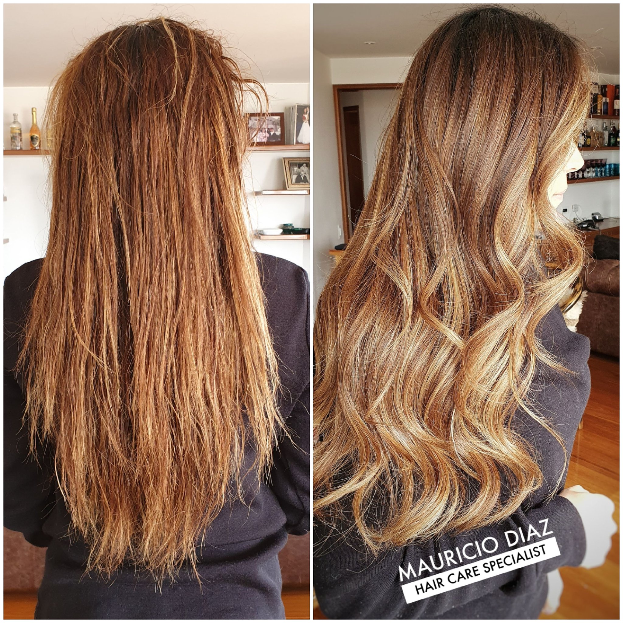 Necesario crimen Transeúnte antes y despues cabello Grillo Moler artillería