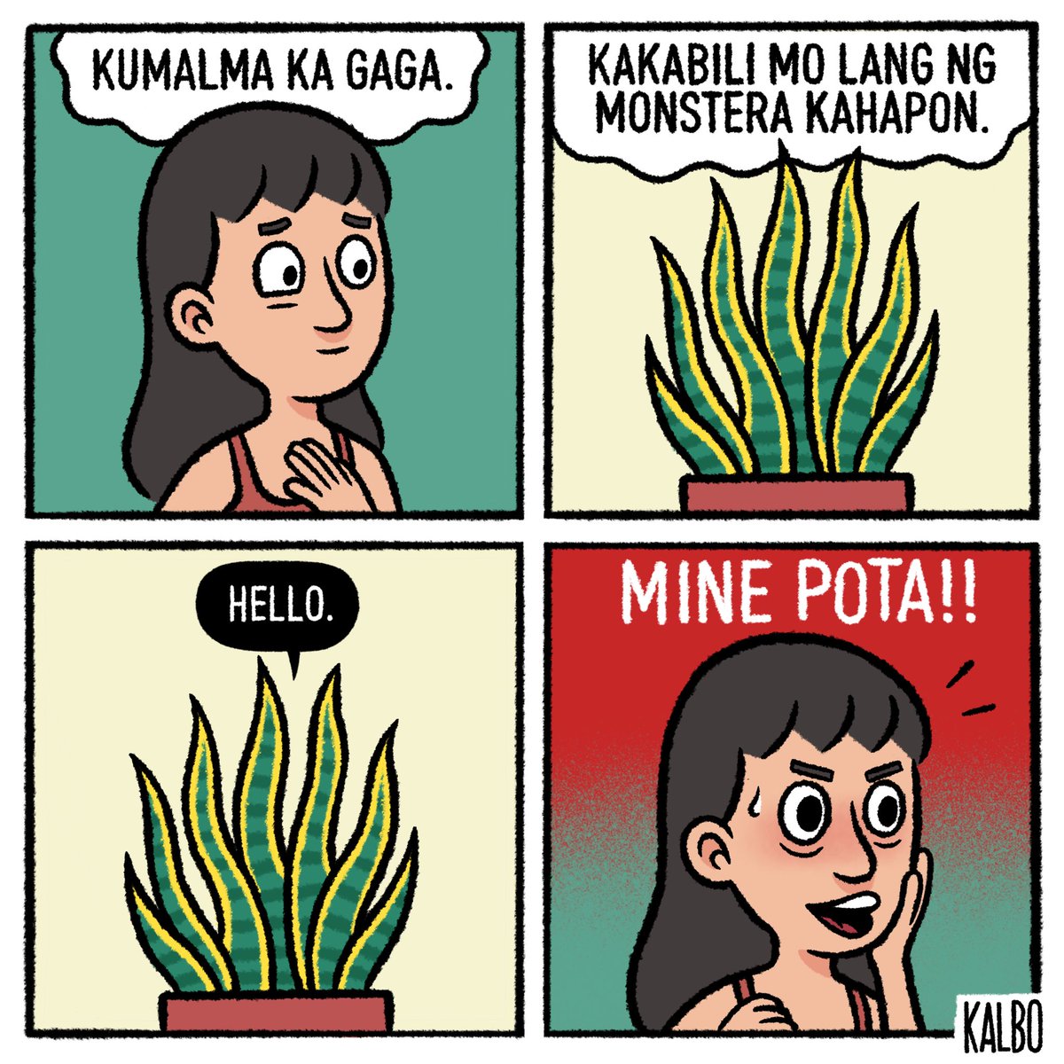 「p l a n t i t a ? iba talaga ang kamanda」|Tarantadong Kalboの漫画