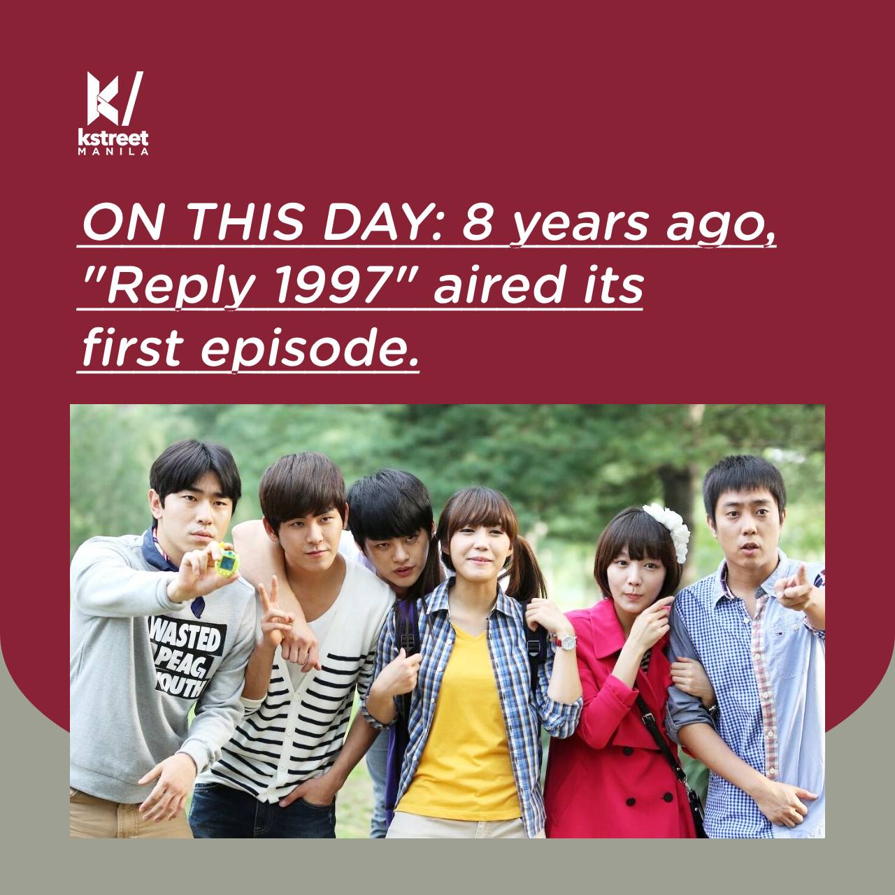 Hoya Infinite Reply 1997 Answer Me 1997” (응답하라 1997)