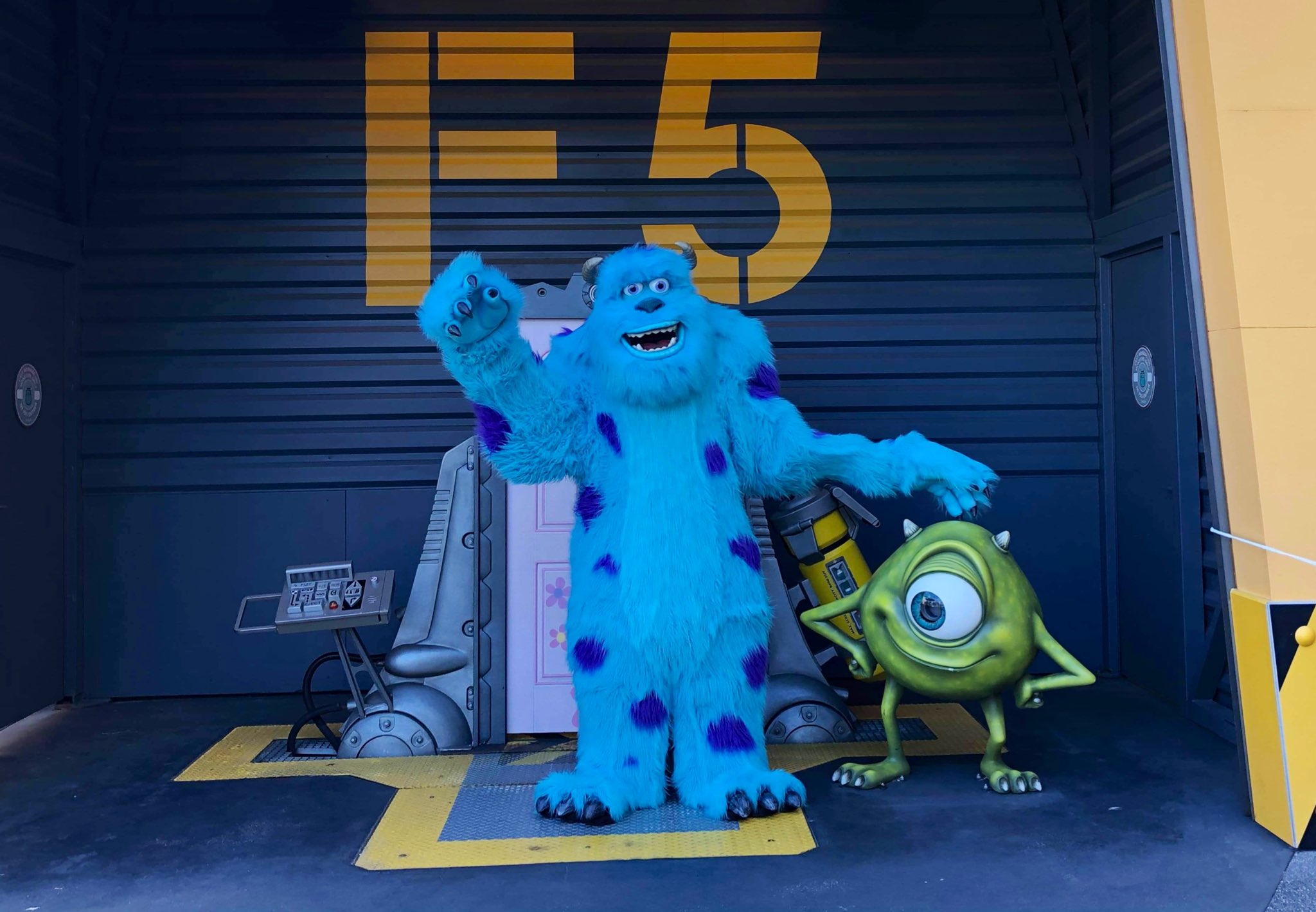 Sulley Monsters Inc Scaring
