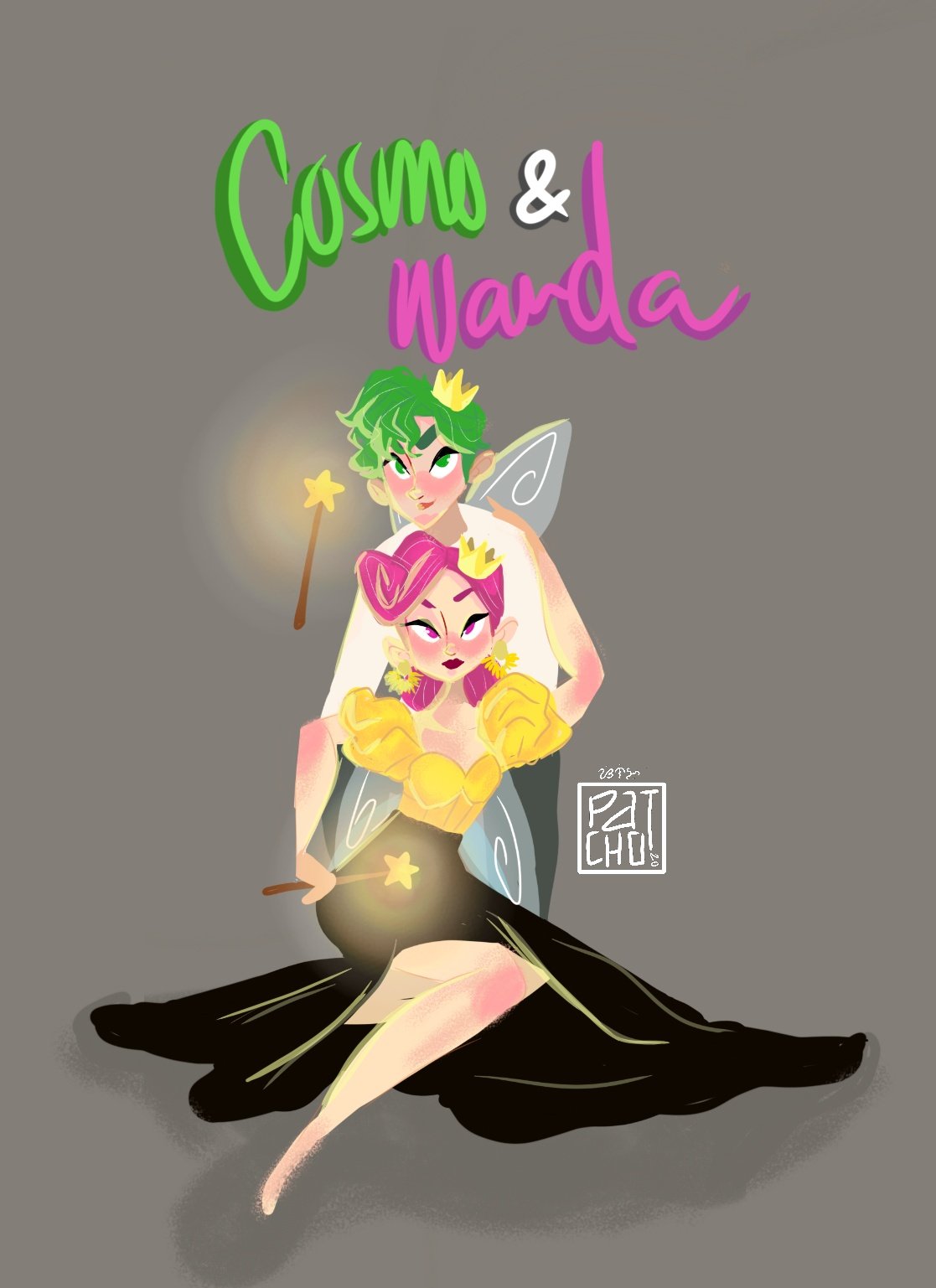 The Fairly Oddparents Cosmo And Wanda And Timmy