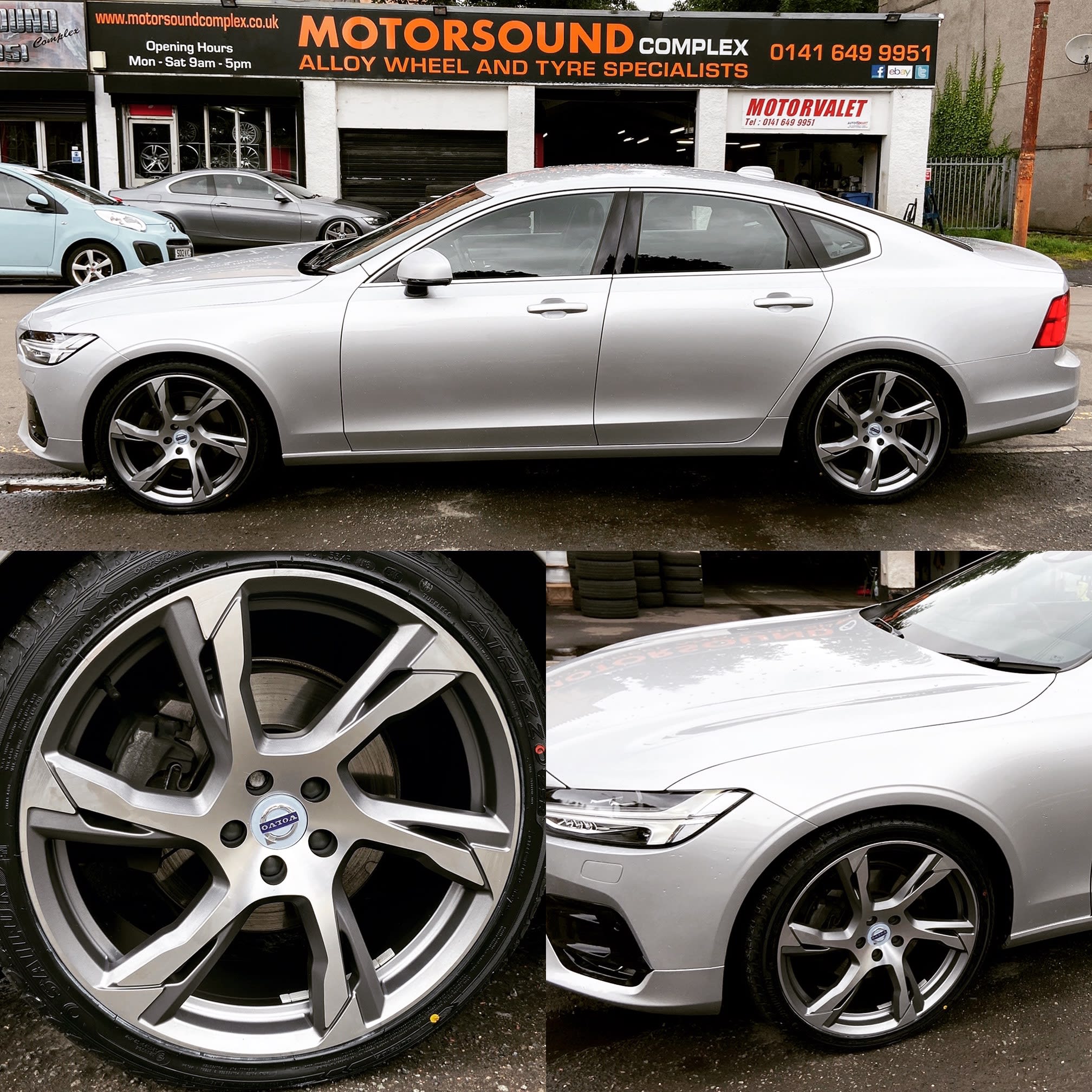 Volvo S90 Wheels Volvo S90 Met Carmani CA20 Ludwig Velgen | Giva