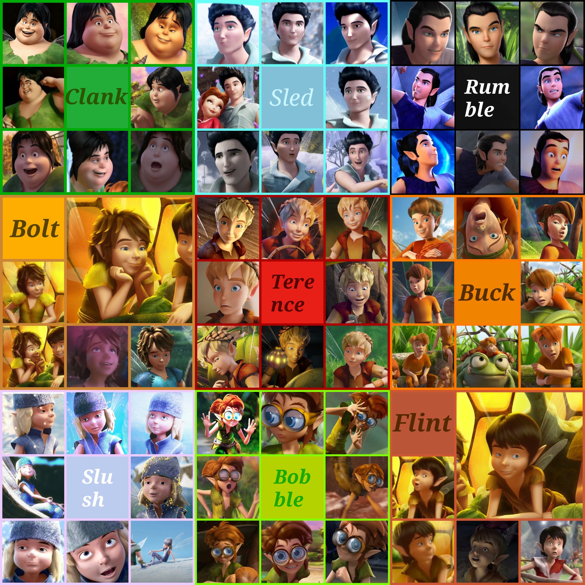 Tinkerbell Male Characters