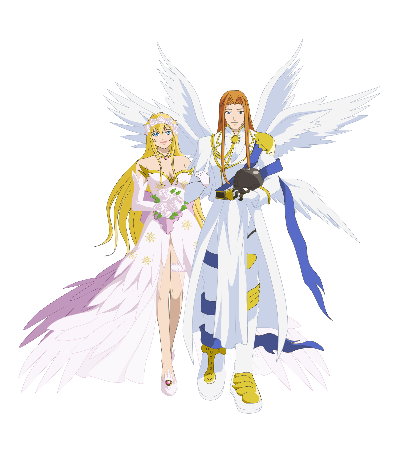 Digimon Angewomon And Angemon