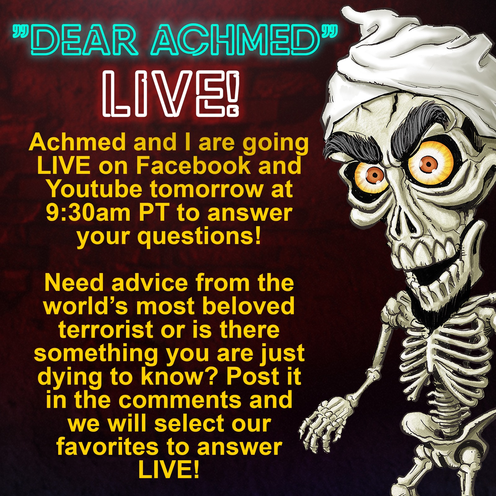 Jeff Dunham Achmed Quotes