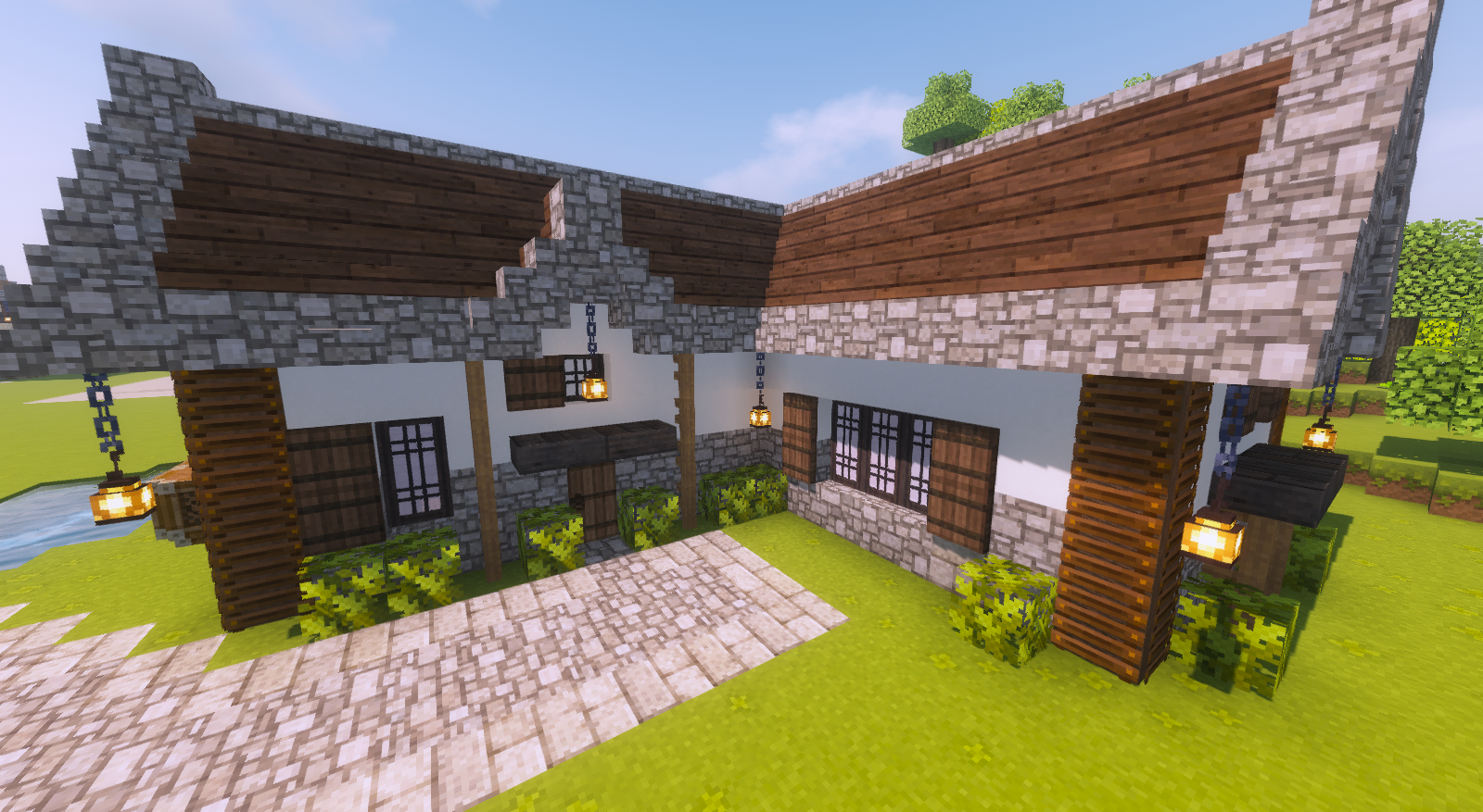 Medieval House Minecraft No Texture Pack