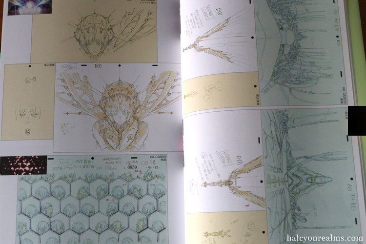 「The layout and genga drawings from the Gainax anime series N ...