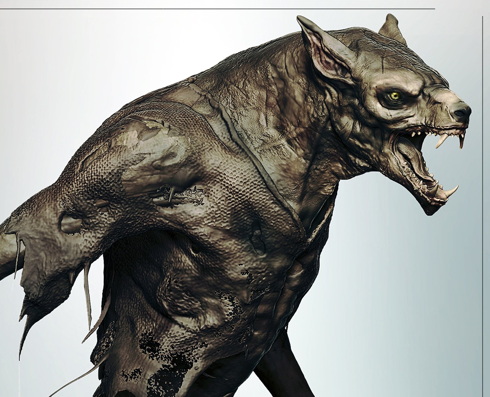 Werewolf Sculpt Moony The Werewolf Pagan Sculpture – Claire