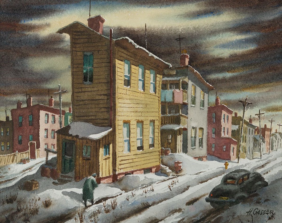 Henry Martin Gasser 1909-1981 b. Newark, New Jersey, artist, teacher ...