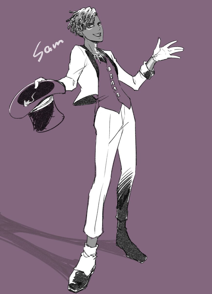 「サムさん(エプロンなし) 」|NK4"Mのイラスト