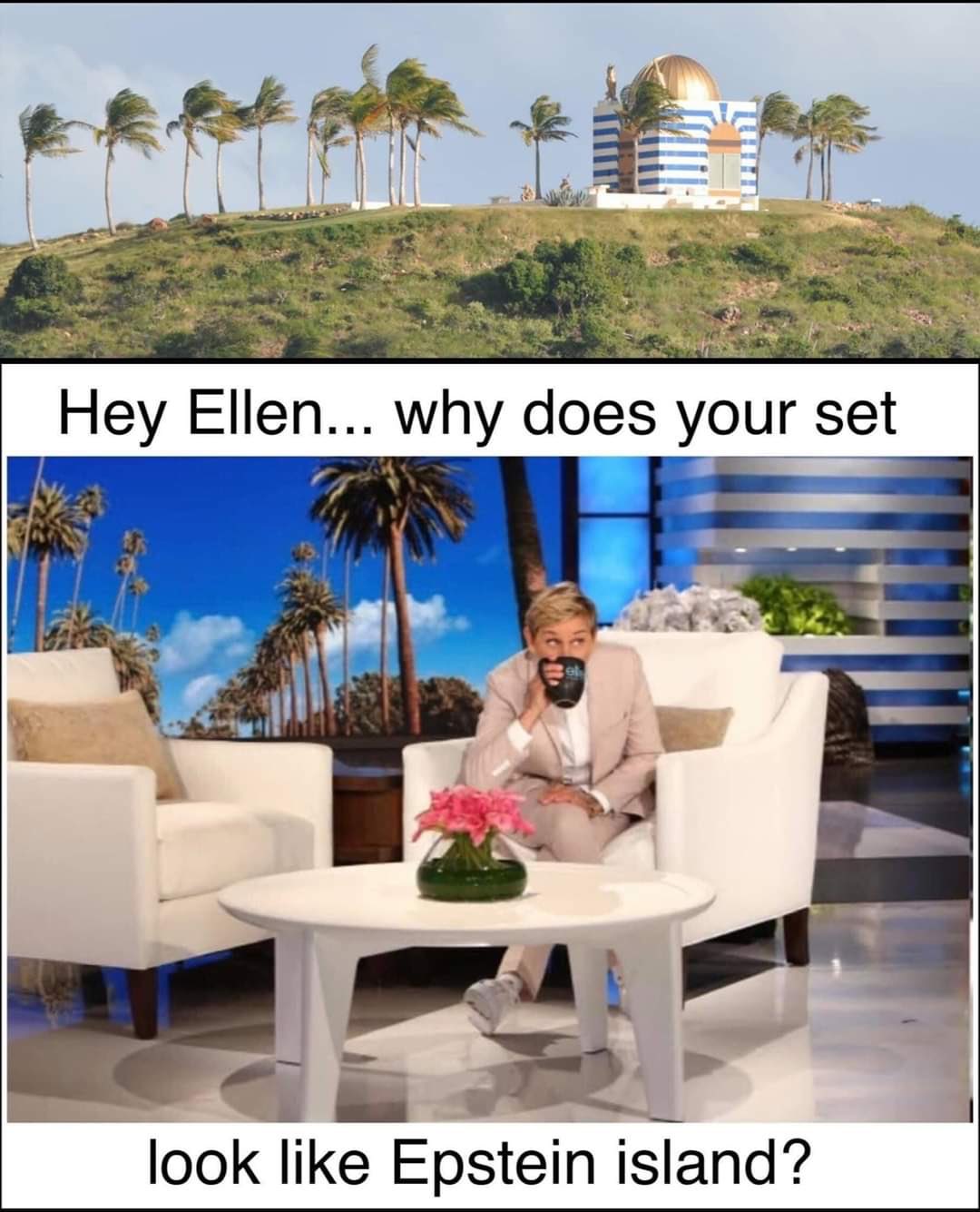 Ellen Talk Show Set
