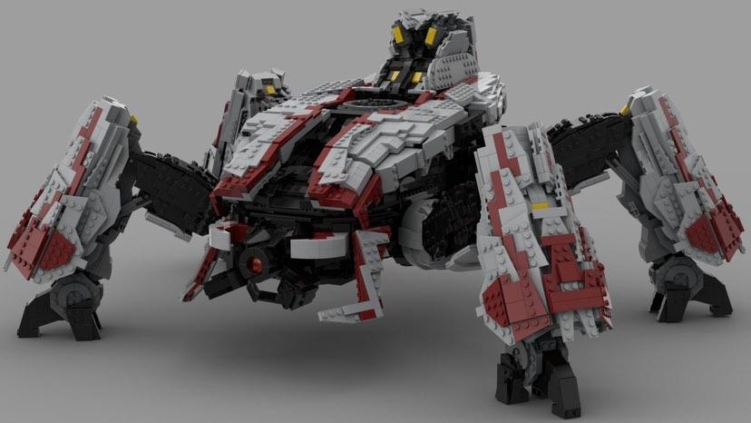 Halo Dibuang Scarab Monster MOC Blok Bangunan DIY Model, 48% OFF