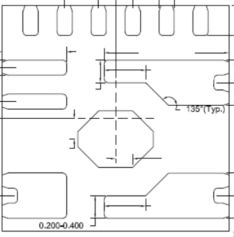 Not sure if this is supposed to show a weird QFN footprint or an art ...