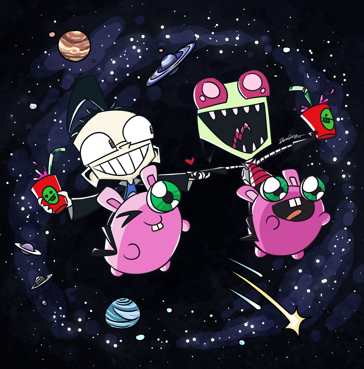 Invader Zim Iphone 5 Wallpaper