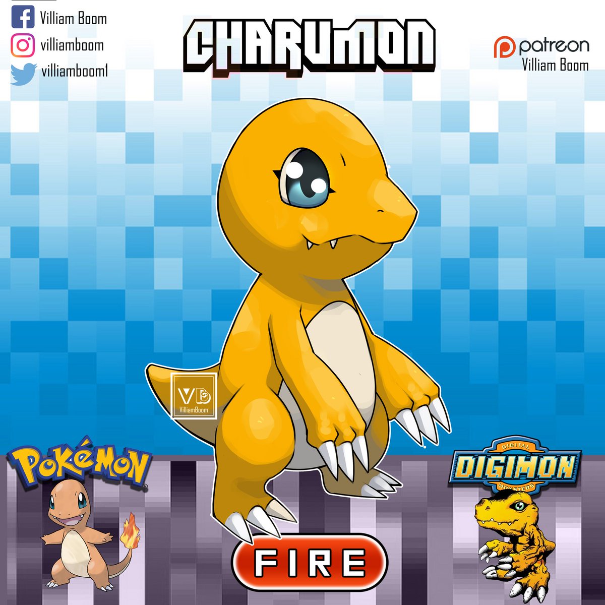 Agumon And Charmander
