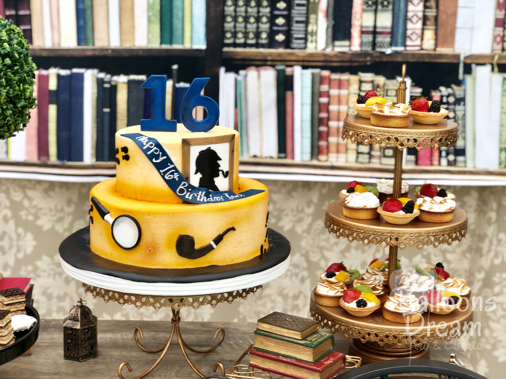 Sherlock Birthday Cake