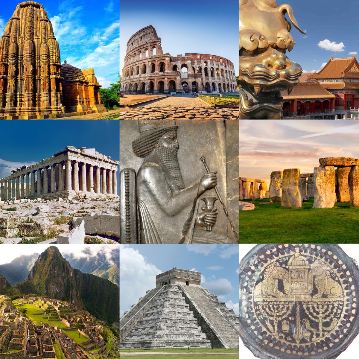 Ancient World History Collage