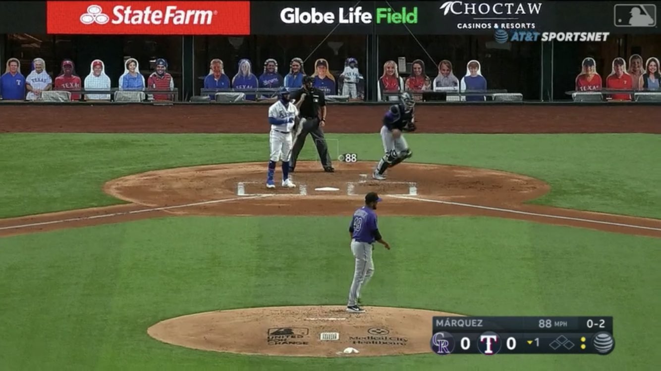 Jack Highberger on Twitter: "A majority of @MLB teams had “BLM” stenciled on the pitcher’s mound ...