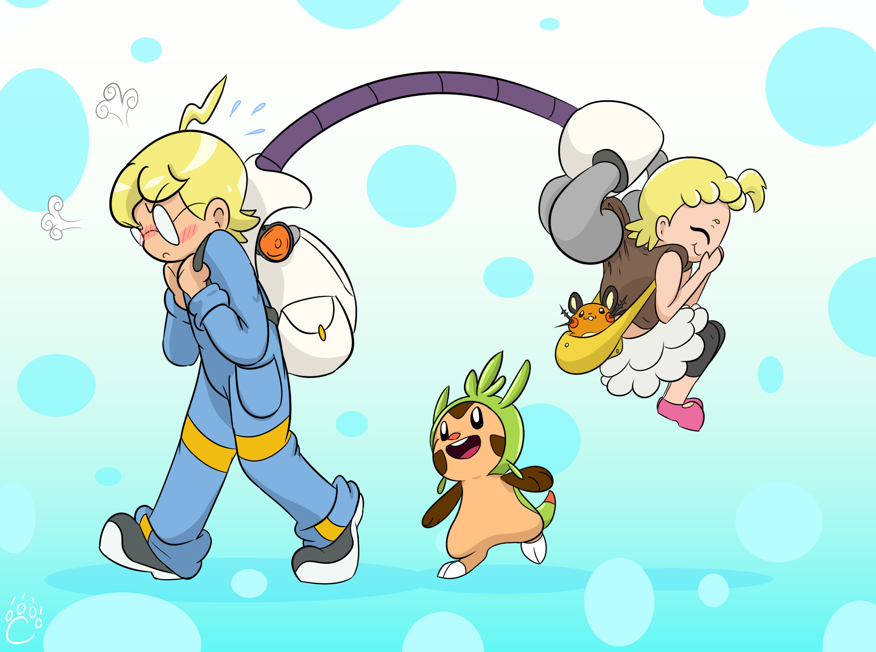 Pokemon Bonnie And Dedenne