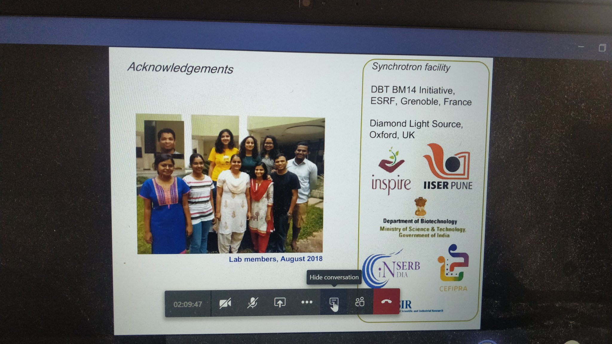 Deepti Jain on Twitter: "Wonderful session by Indian Crystallographic Association attended by ...