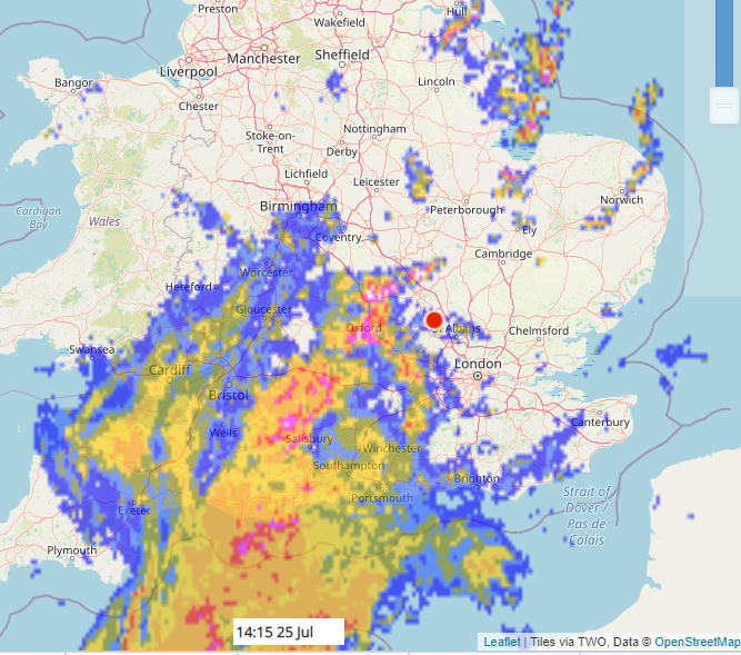 Today/Yesterday – New Forest Weather