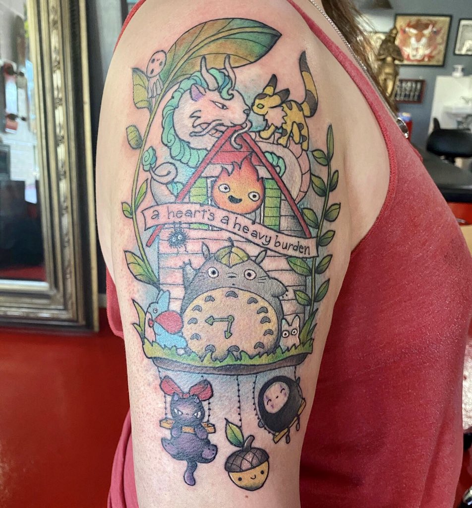 Studio Ghibli Totoro Tattoo