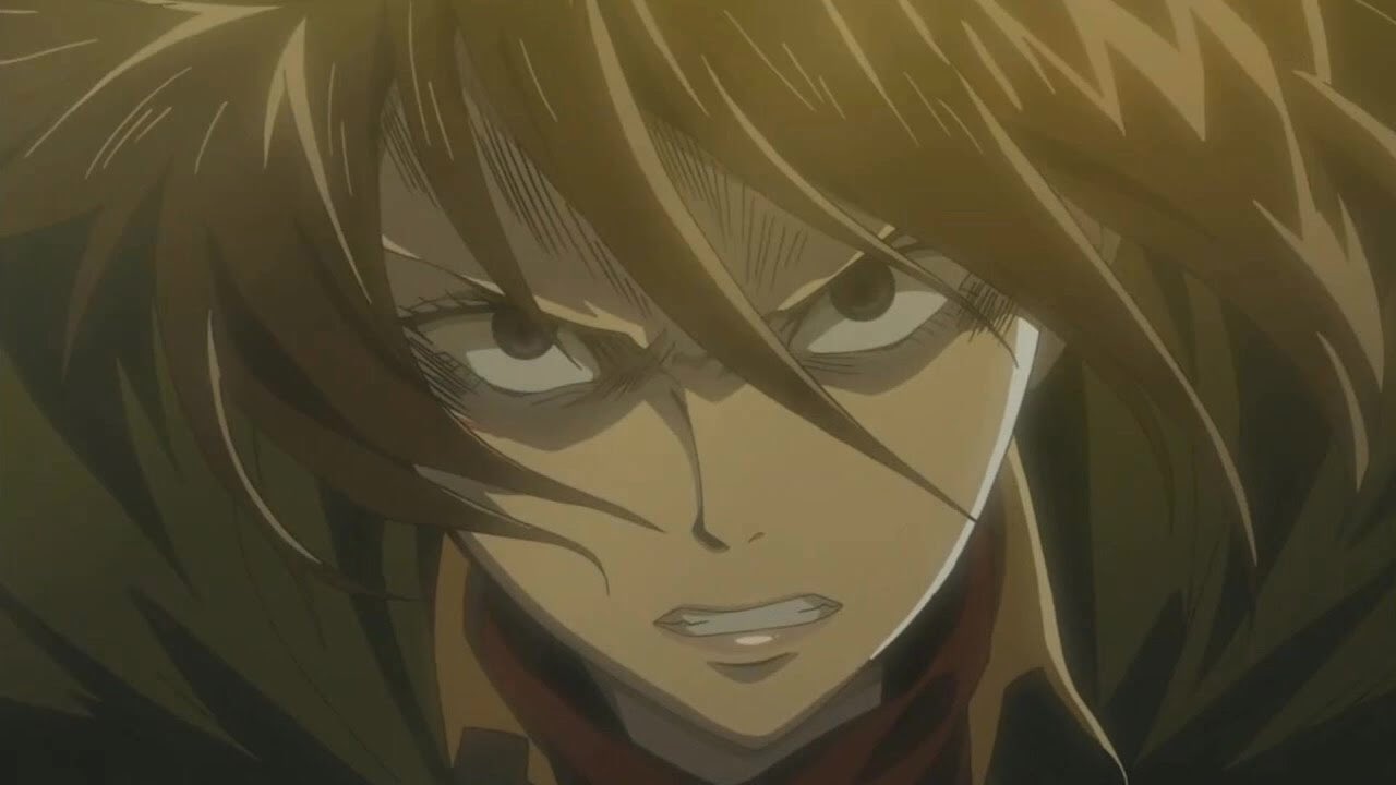 Scared Mikasa Ackerman