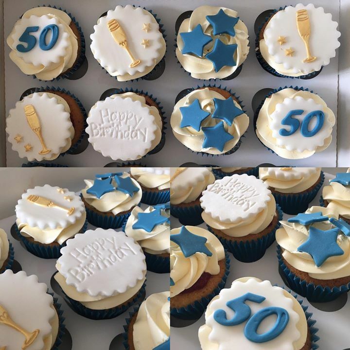 50th Birthday Cupcakes For Men