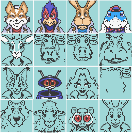 A Bunch of Cut Star Fox 2 Characters : r/starfox