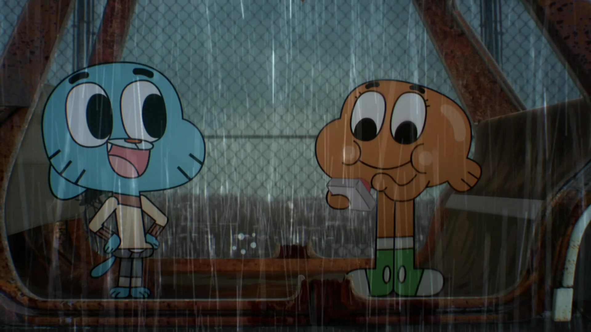 Gumball And Darwin The Hero