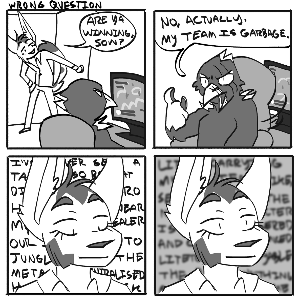 「Hmm... Today I will make an oc thread.... Grayson is 13, tr」Lucabyte ...