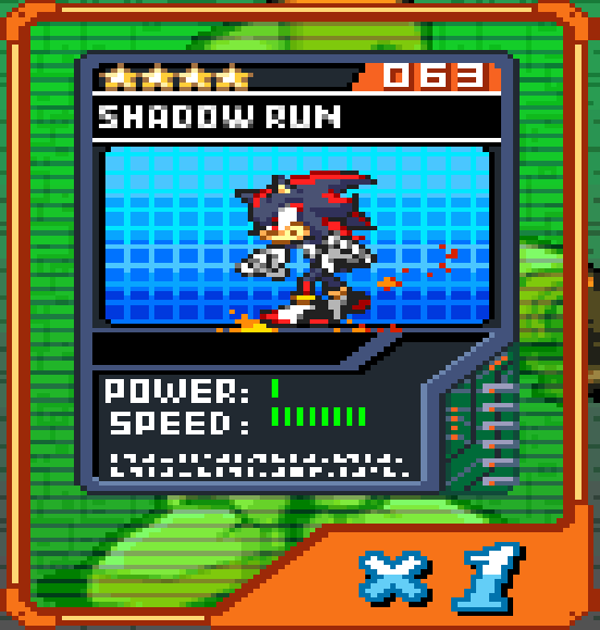 Shadow The Hedgehog Running Fast