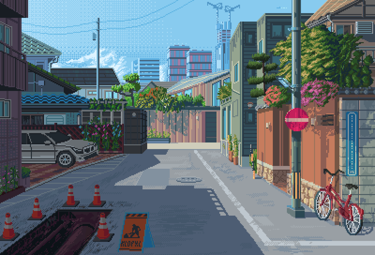 Pixel Art Street