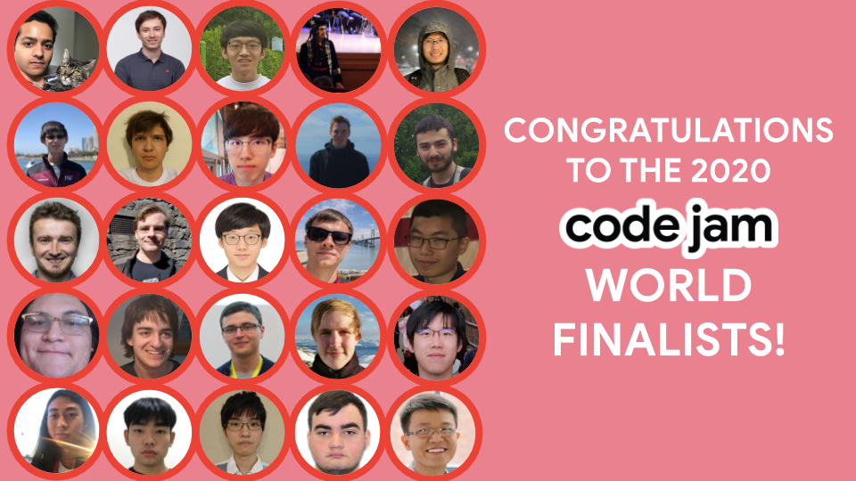 Code Jam on Twitter: "The first ever #CodeJam 2020 Virtual World Finals are only 24 hours away ...