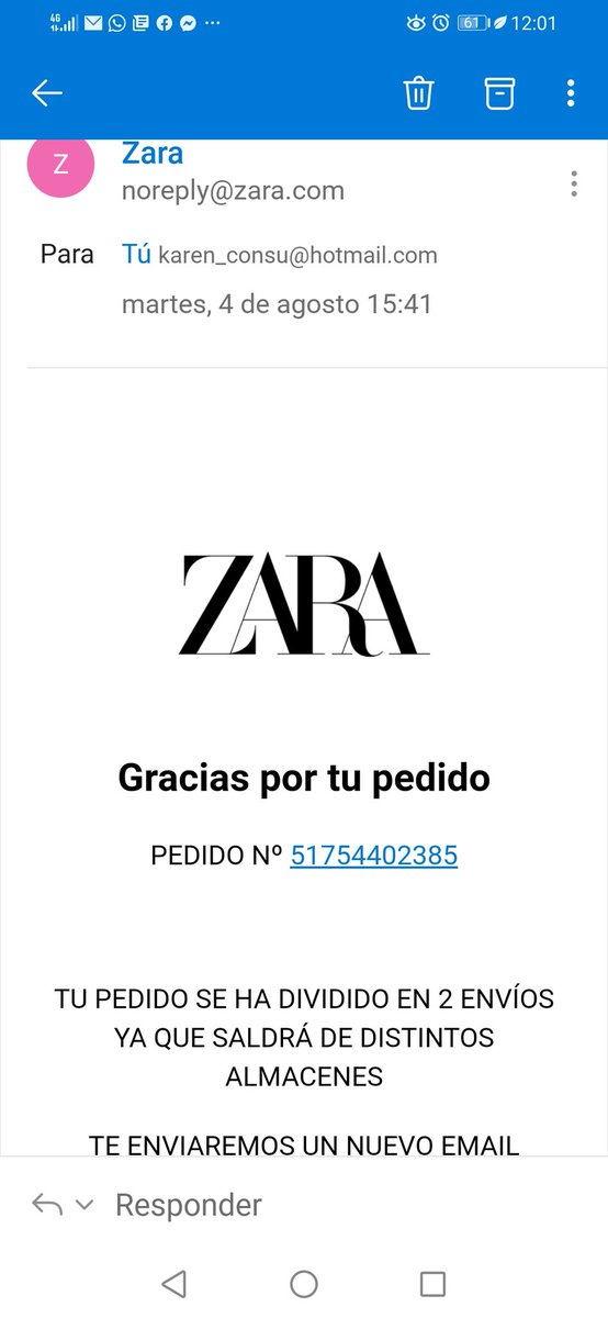 sarcoma Extraer difícil de complacer correo de zara Consciente duda ...
